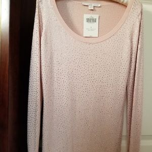 Boston Proper | Sweaters | Boston Proper Sweater Rhinestone Pink ...
